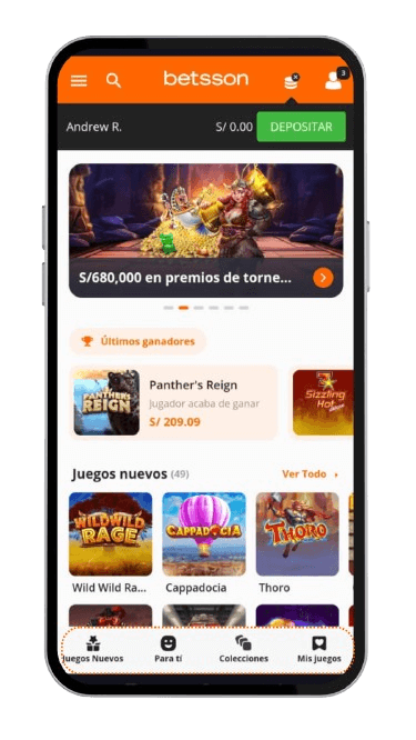 Betsson Perú: Bono 2024 - Hasta S/1.000 con tu 1er Depósito